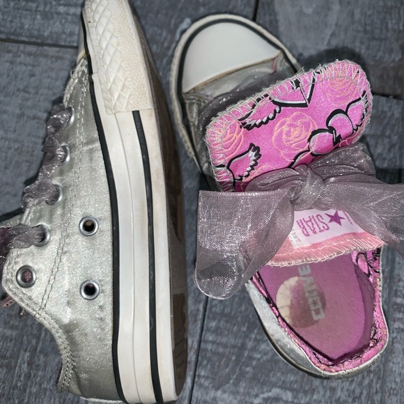 Converse | Shoes | Converse All Star Satin Double Tongue Sneaker | Poshmark
